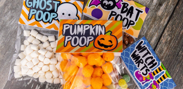 Free Halloween Treat Bag Topper Printables - Craft with Sarah