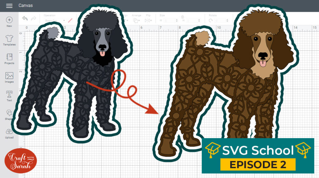 How to Recolour Layered SVG Files [Part 1] - Craft with Sarah