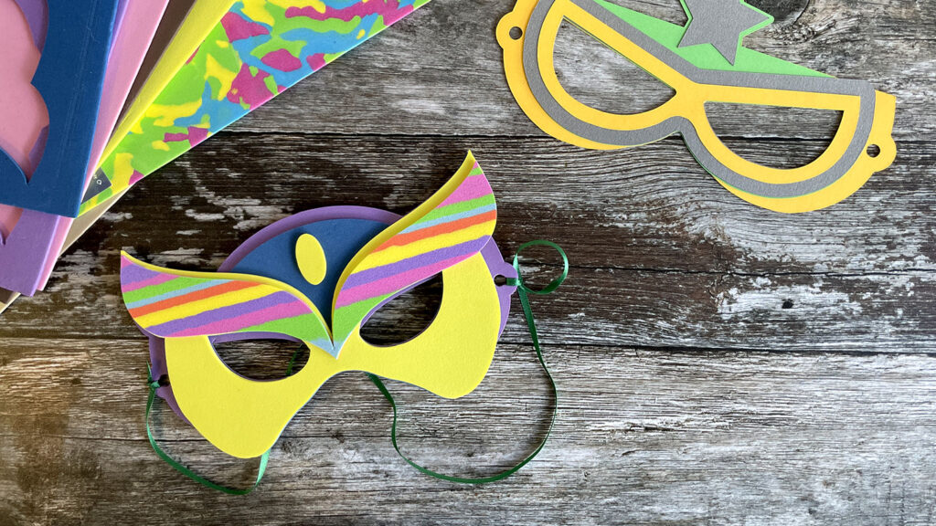 DIY Hero Masks: How to Cut Craft Foam on a Cricut Maker - Craft with Sarah