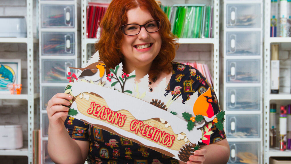 Make a GIANT Wall Art Sign for Winter ️ Cute Cardinal & Robin Crafts ...