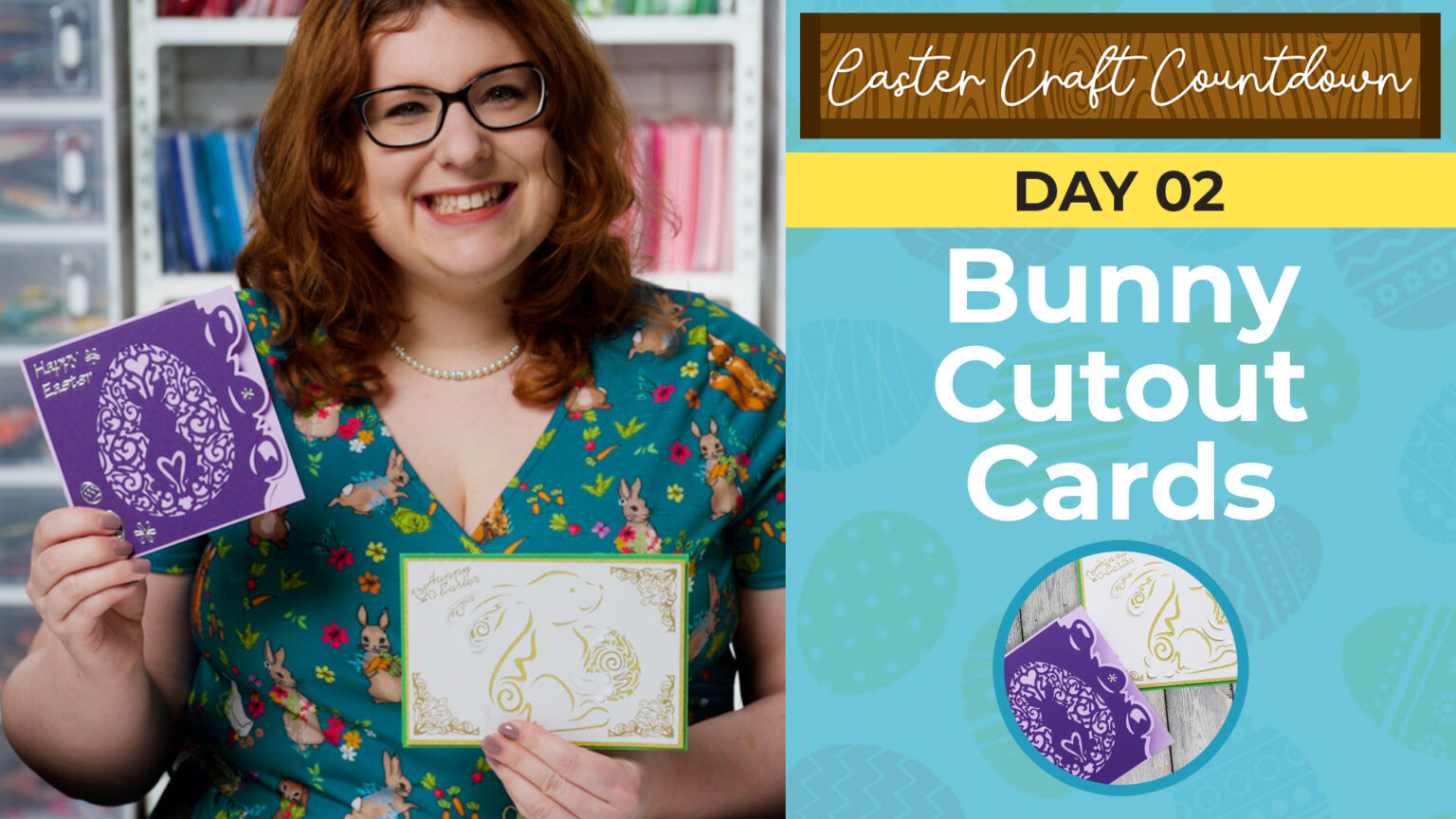 ECC Day 02 🌼 Bunny Cutout Cards - Craft with Sarah
