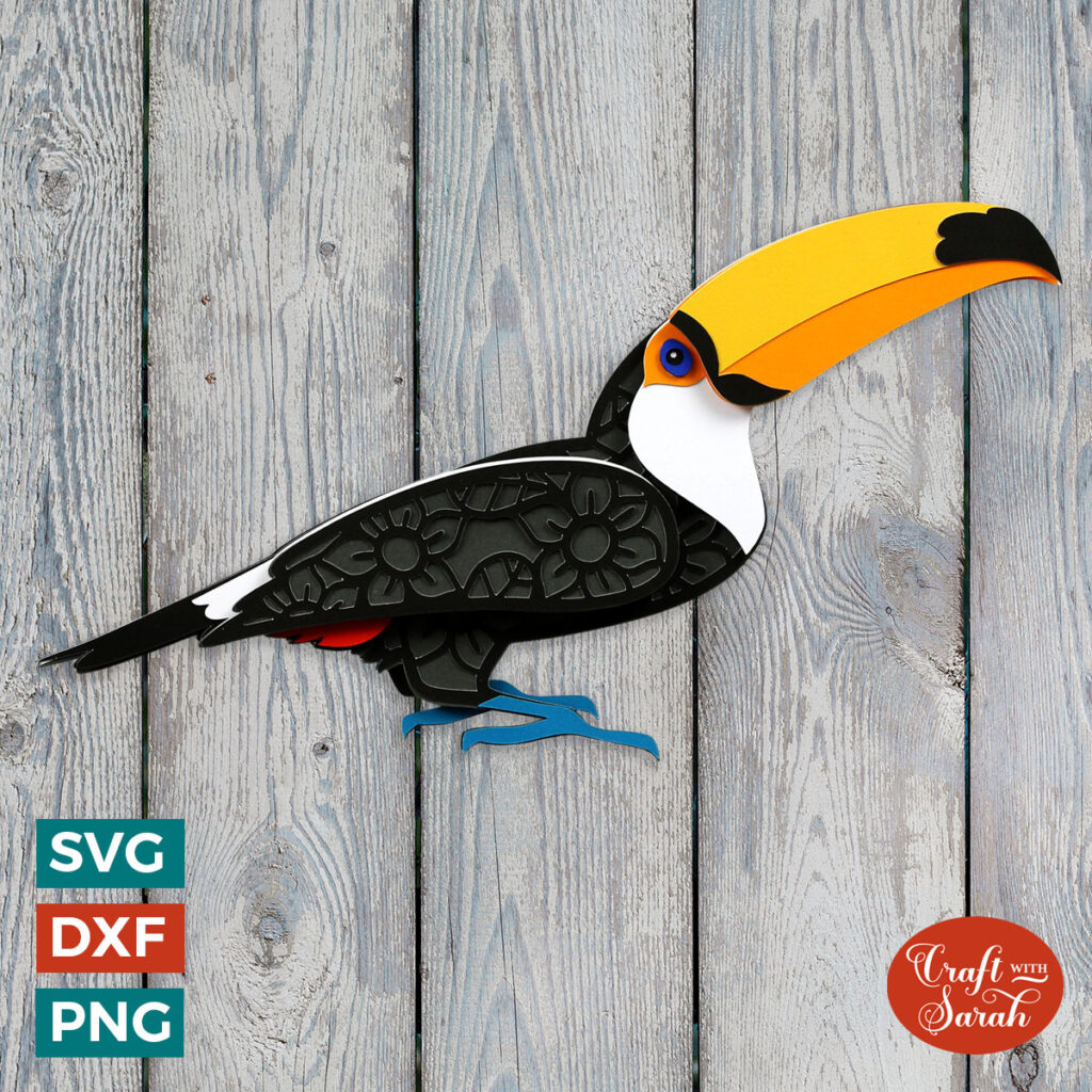 Toucan SVG - Craft with Sarah
