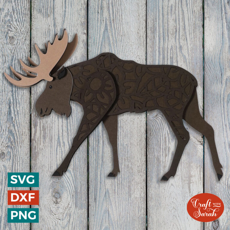 Moose SVG - Craft with Sarah