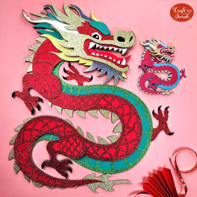 Chinese Dragon for Lunar New Year - Craft with Sarah