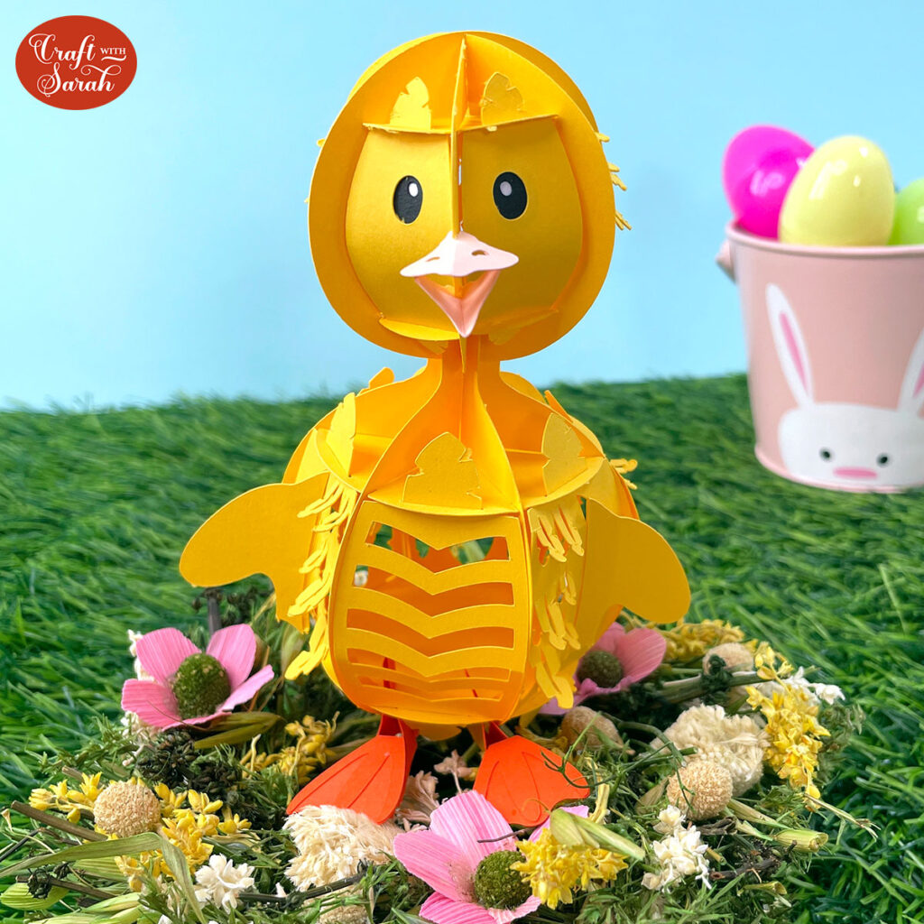 Easter Chicks & Ducklings 3D Slot-Together Craft - Craft with Sarah