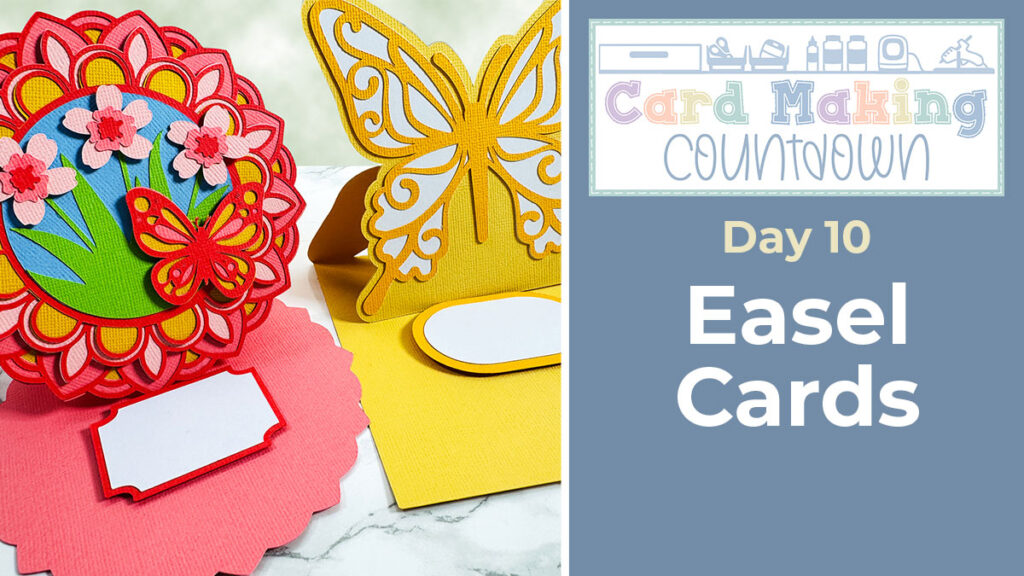 CMC 2024 Day 10 ️ Easel Cards - Craft with Sarah