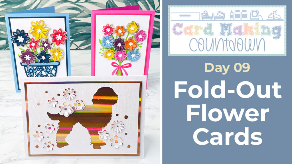 CMC 2024 Day 09 ️ Fold-Out Flower Cards - Craft with Sarah