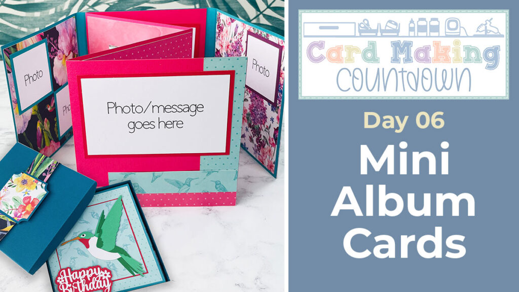 CMC 2024 Day 06 ️ Mini Album Card - Craft with Sarah