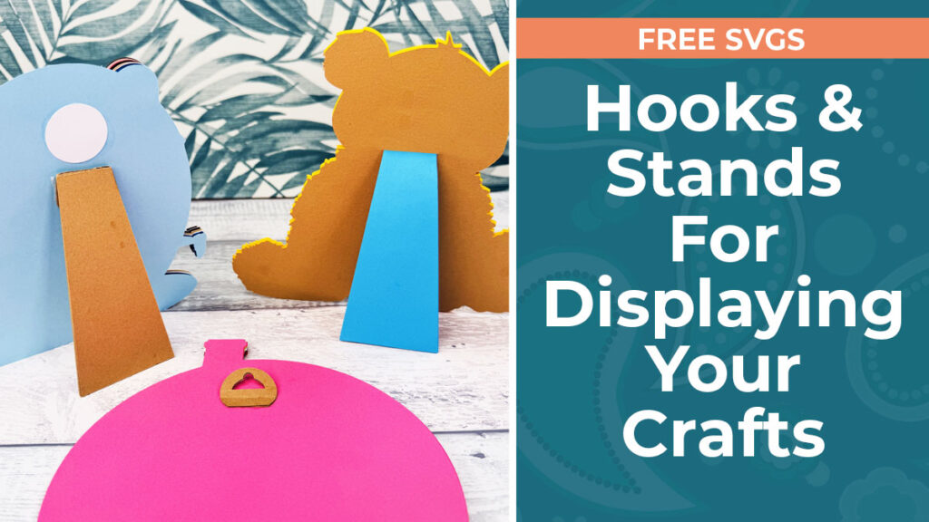 The EASIEST Way to Display Papercrafts 🤩 Free Hook & Stand SVGs - Craft ...
