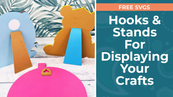 The EASIEST Way to Display Papercrafts 🤩 Free Hook & Stand SVGs - Craft ...