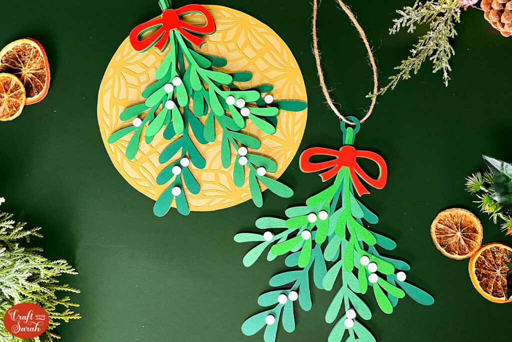 CCC 2024 Day 14: Mistletoe Layered Design - Craft with Sarah