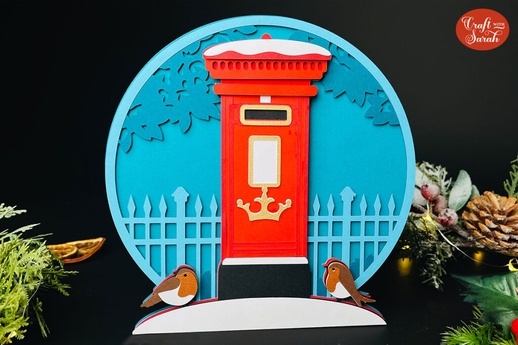 CCC 2024 Day 02: Winter Postbox Layered Design - Craft with Sarah