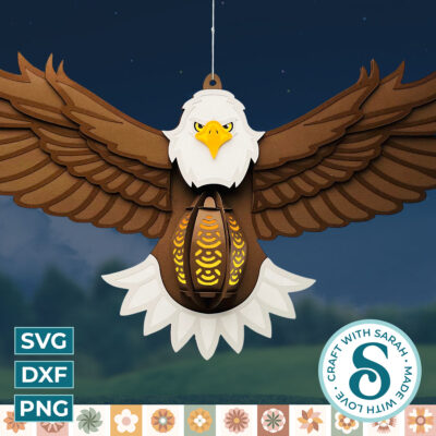 Bald Eagle Lantern - Craft with Sarah
