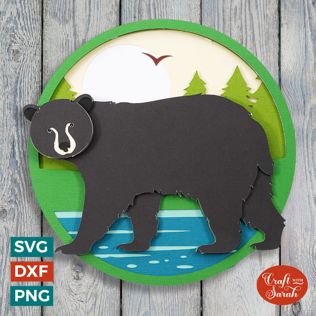 Black Bear SVG - Craft with Sarah