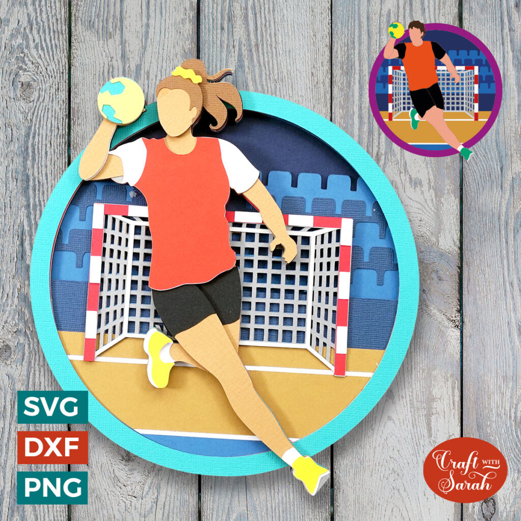 Handball SVG - Craft with Sarah