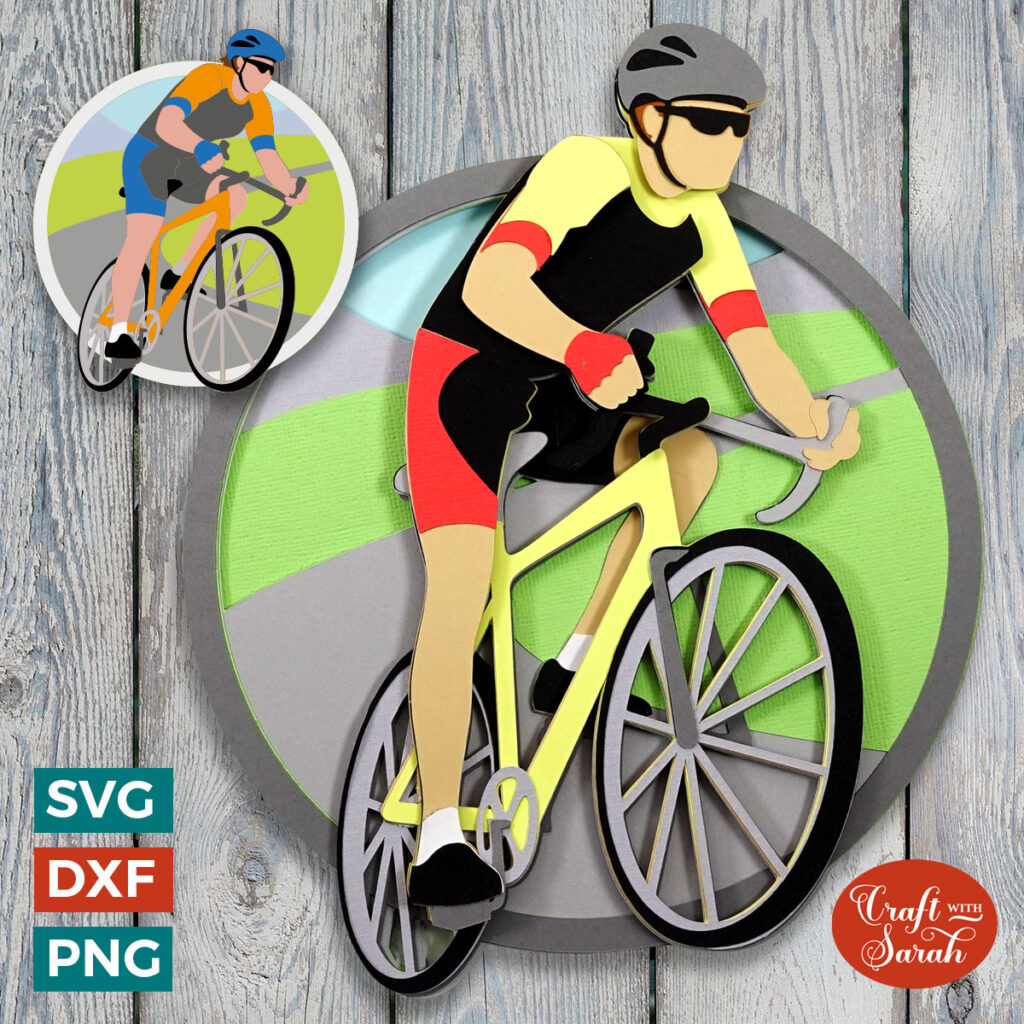Road Cycling SVG - Craft with Sarah