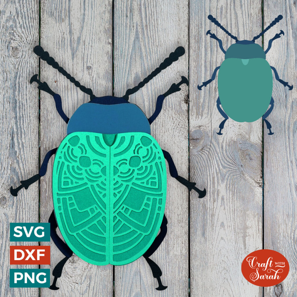 Beetle SVG - Craft with Sarah