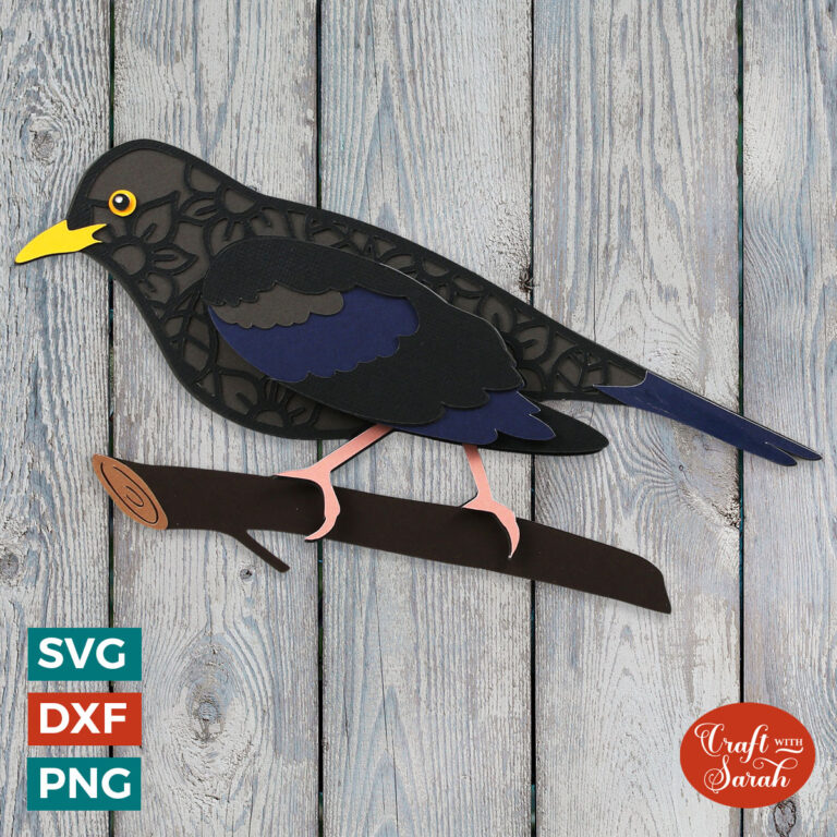 Blackbird SVG - Craft with Sarah
