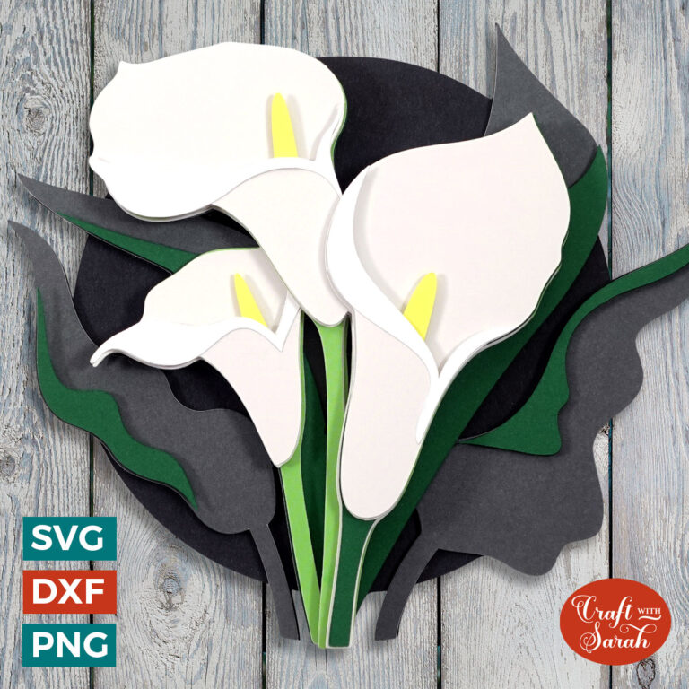 Calla Lilies SVG - Craft with Sarah