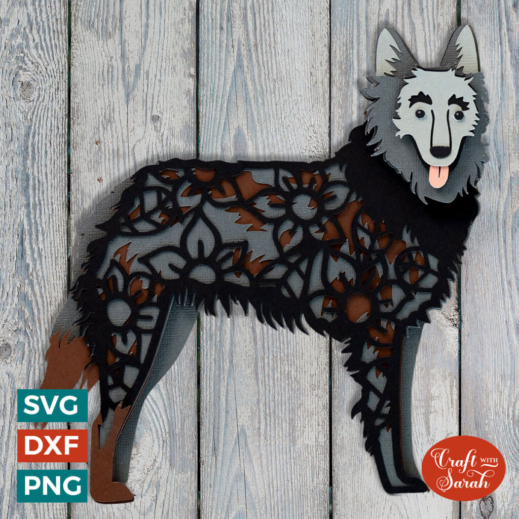 Dutch Shepherd SVG - Craft with Sarah