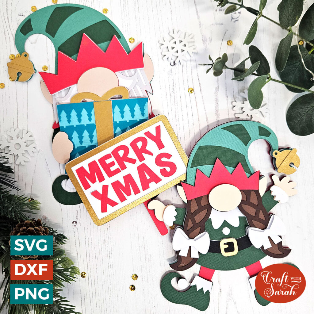 Elf Gnome SVGs - Male & Female - Craft with Sarah