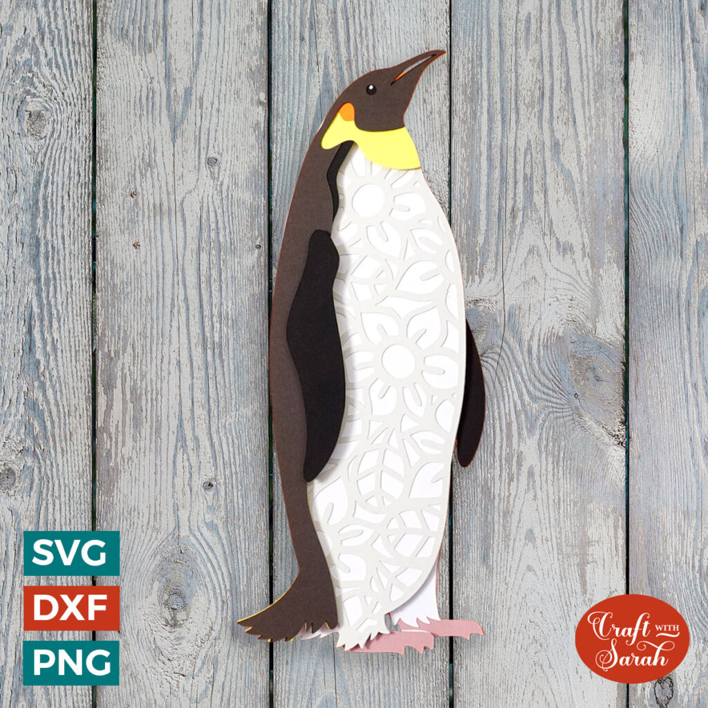 Emperor Penguin SVG - Craft with Sarah