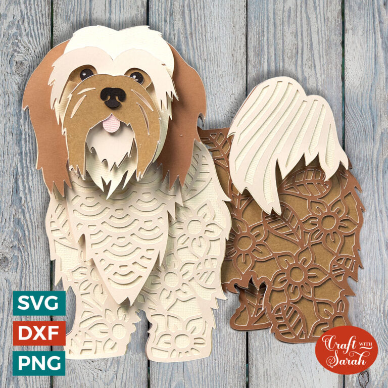 Lhasa Apso SVG - Craft with Sarah