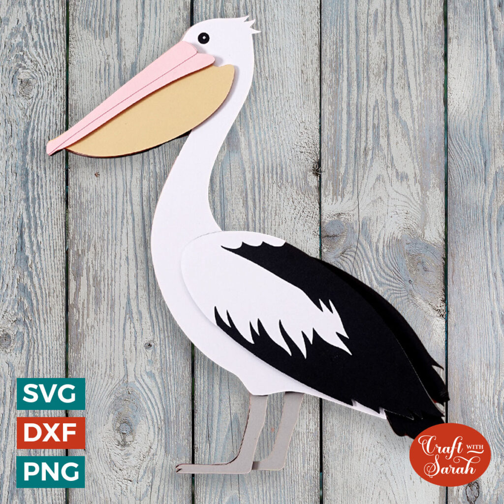 Pelican SVG - Craft with Sarah
