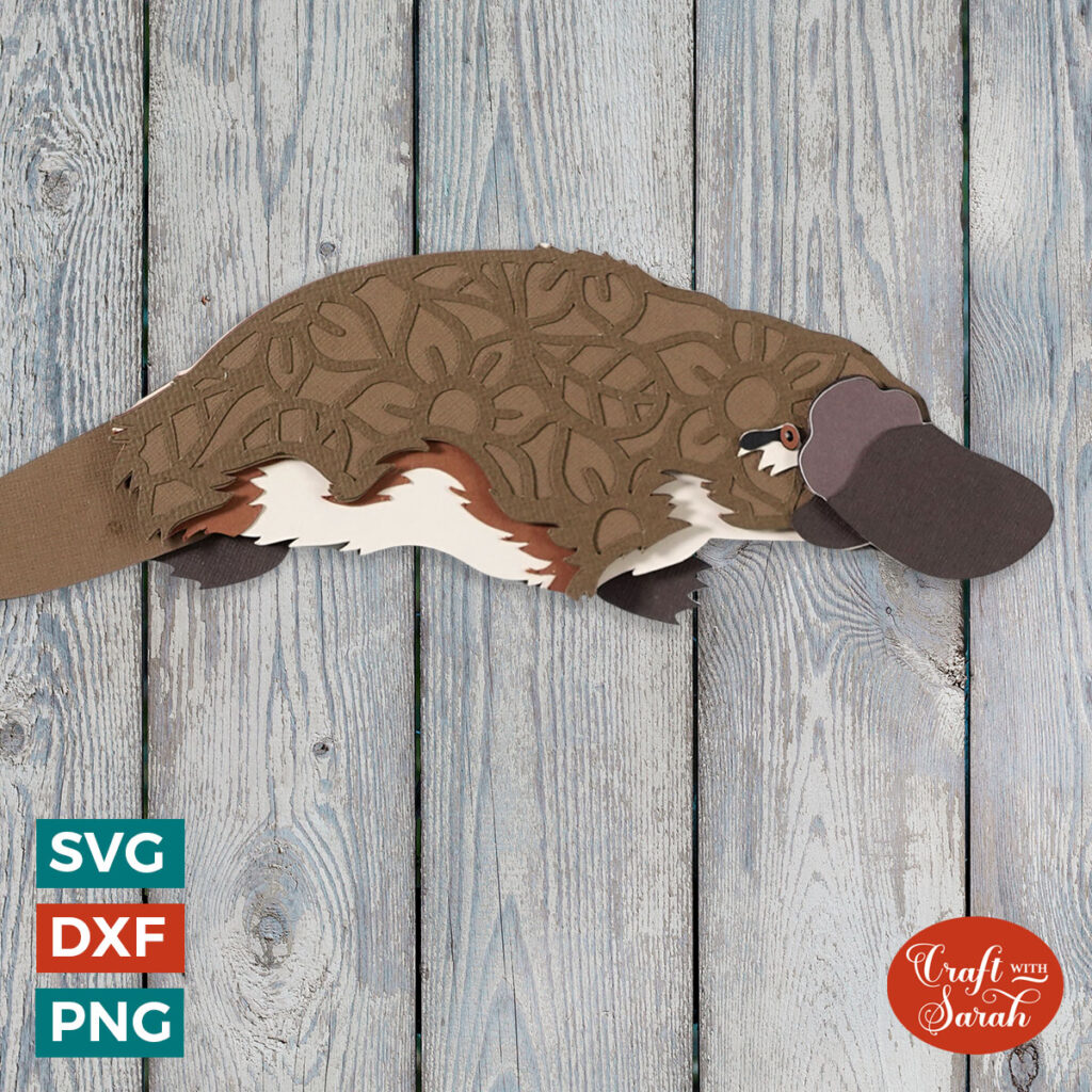 Platypus SVG - Craft with Sarah