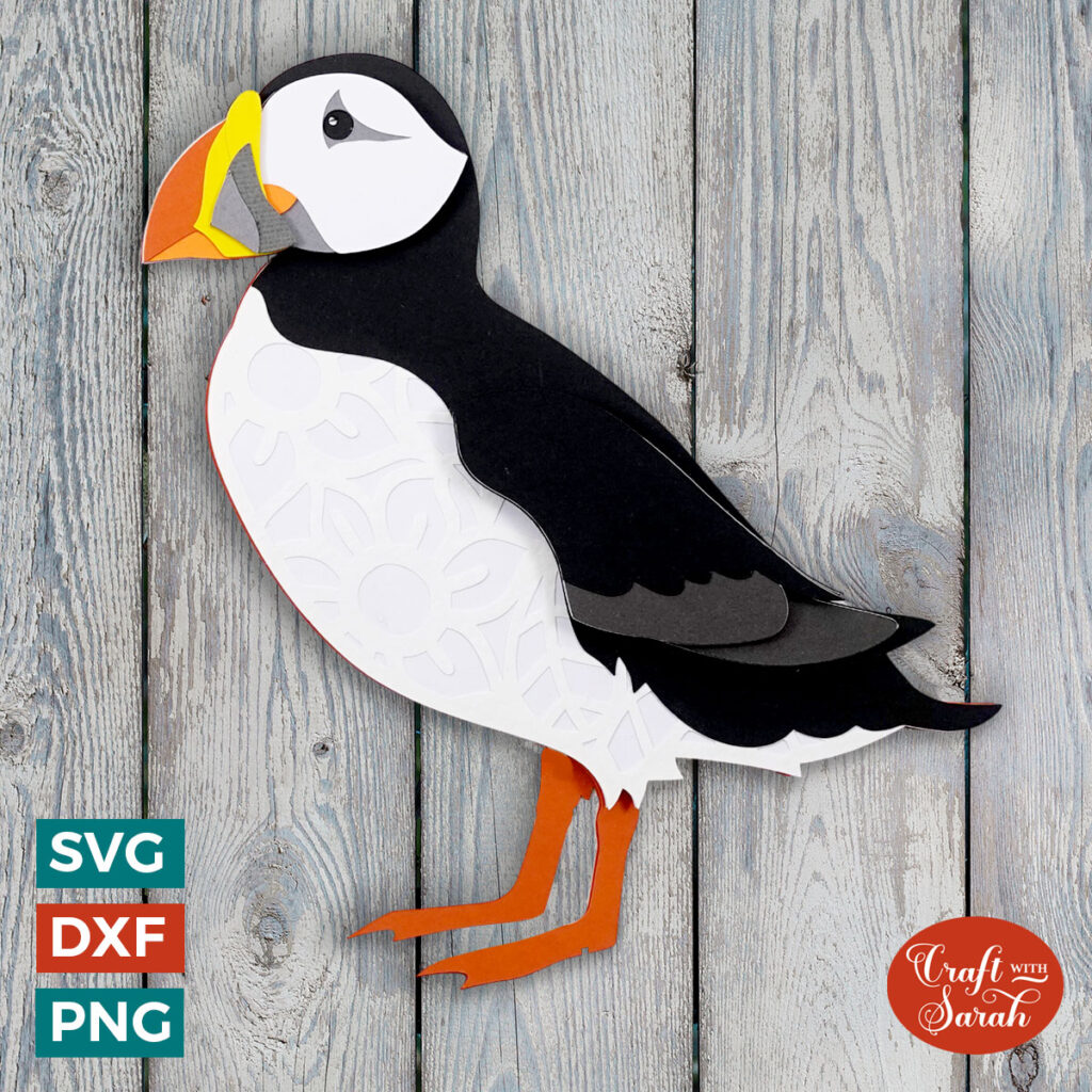 Puffin SVG - Craft with Sarah