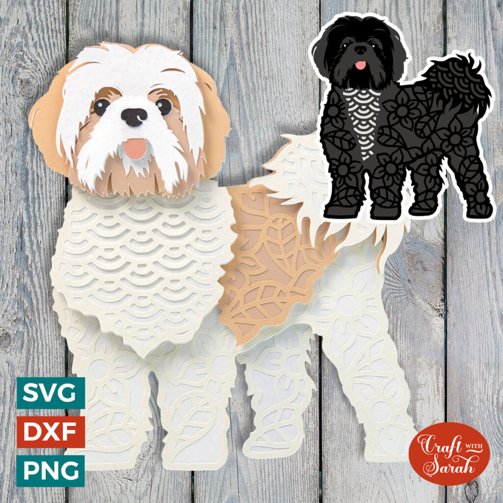 Shih Tzu SVG - Craft with Sarah