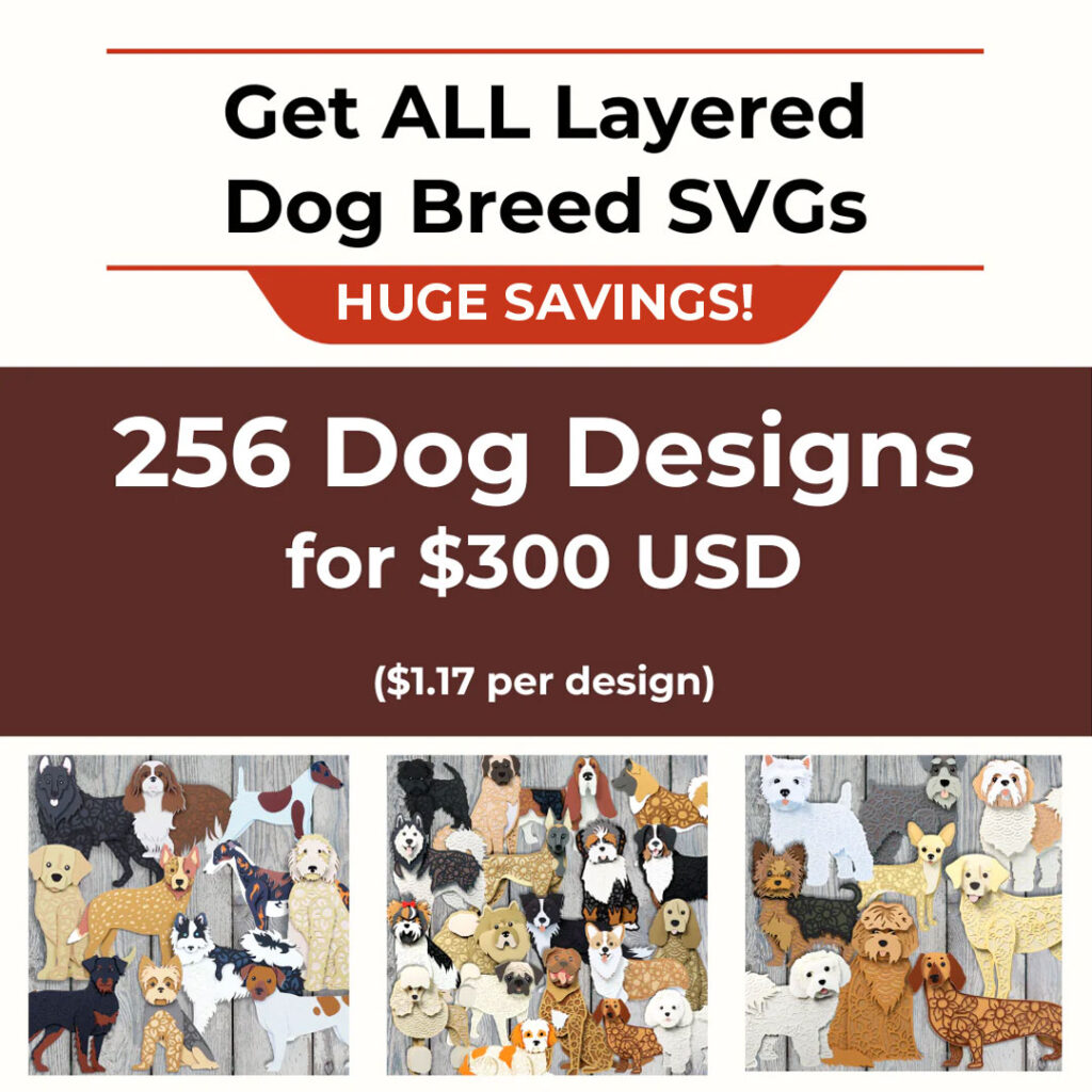 Dogs Mega Bundle (256 Designs!) - Craft with Sarah