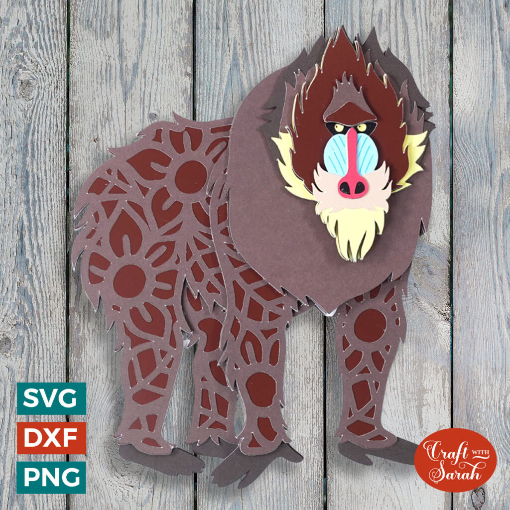 Mandrill SVG - Craft with Sarah