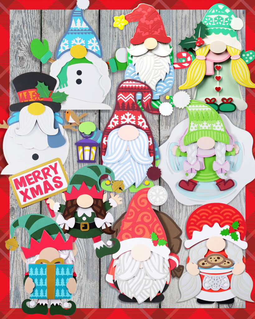 Christmas Gnomes Mega Bundle - Craft with Sarah