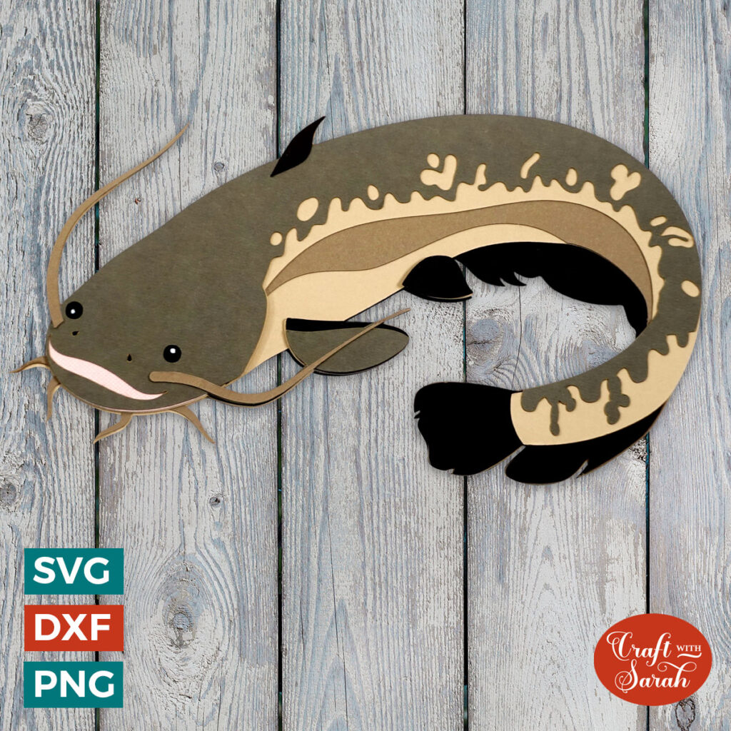 Catfish SVG - Craft with Sarah
