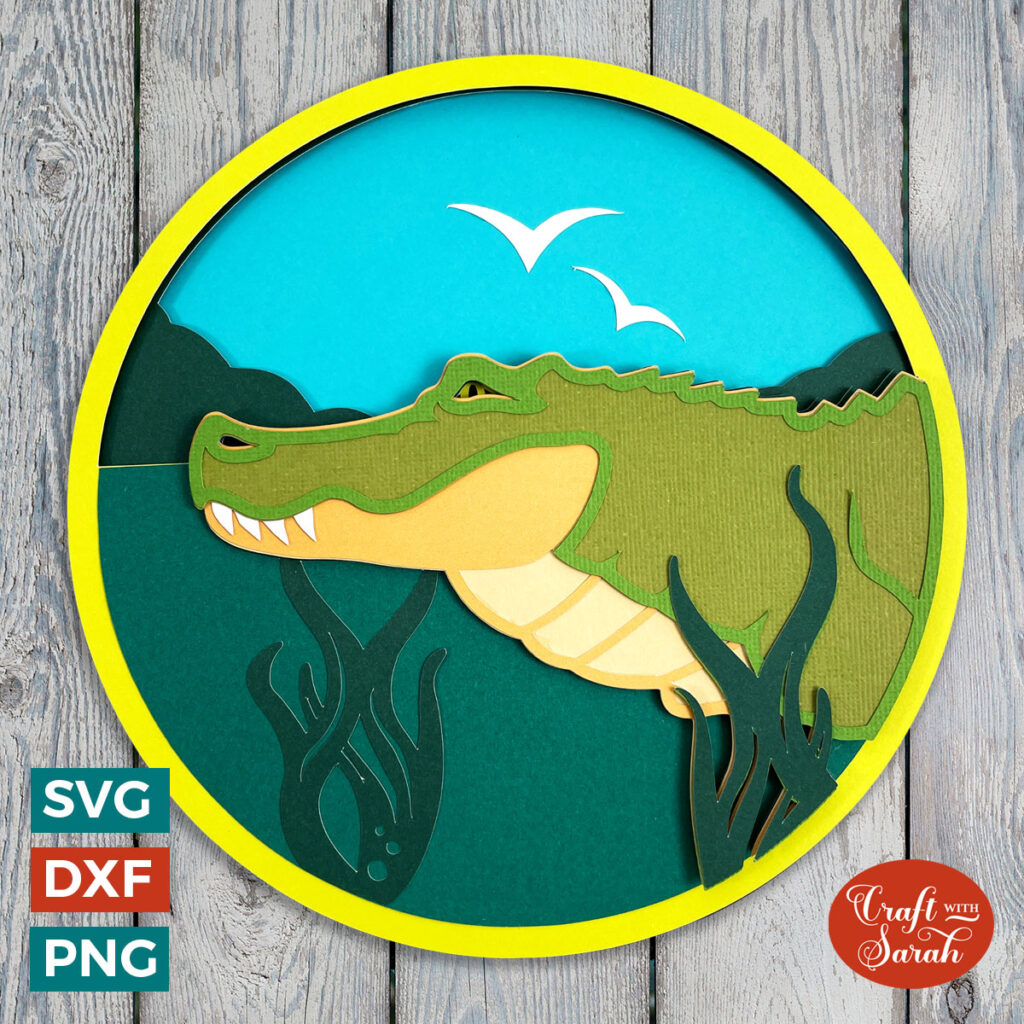 Alligator SVG - Craft with Sarah