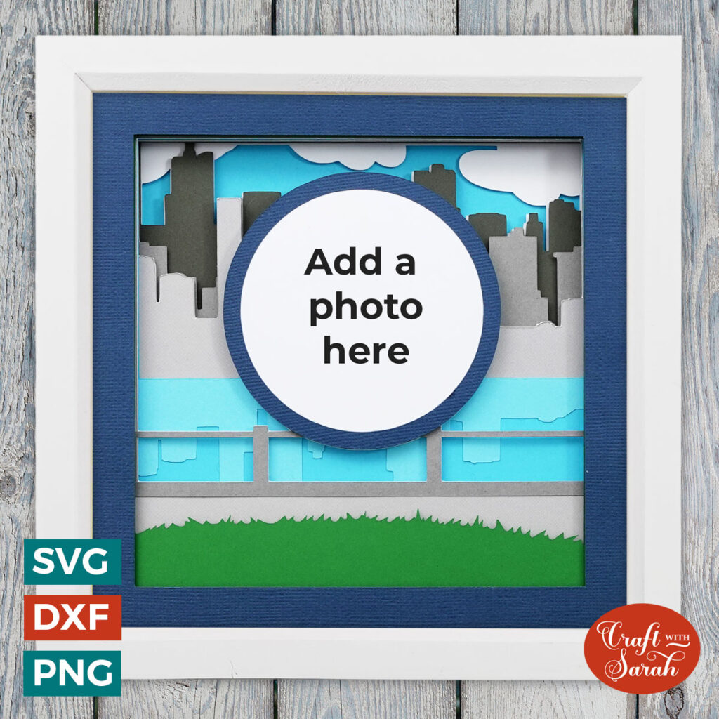 City Break Add-a-Photo Shadow Box - Craft with Sarah