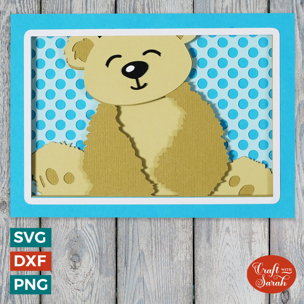 Teddy Bear Card - Craft with Sarah