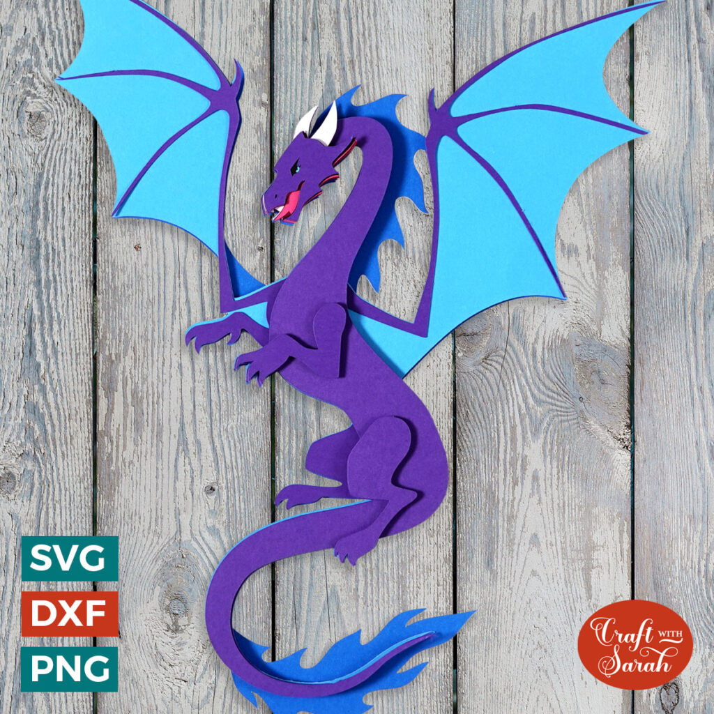 Dragon SVG - Craft with Sarah