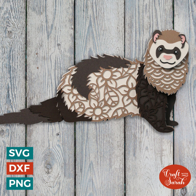 Ferret SVG - Craft with Sarah