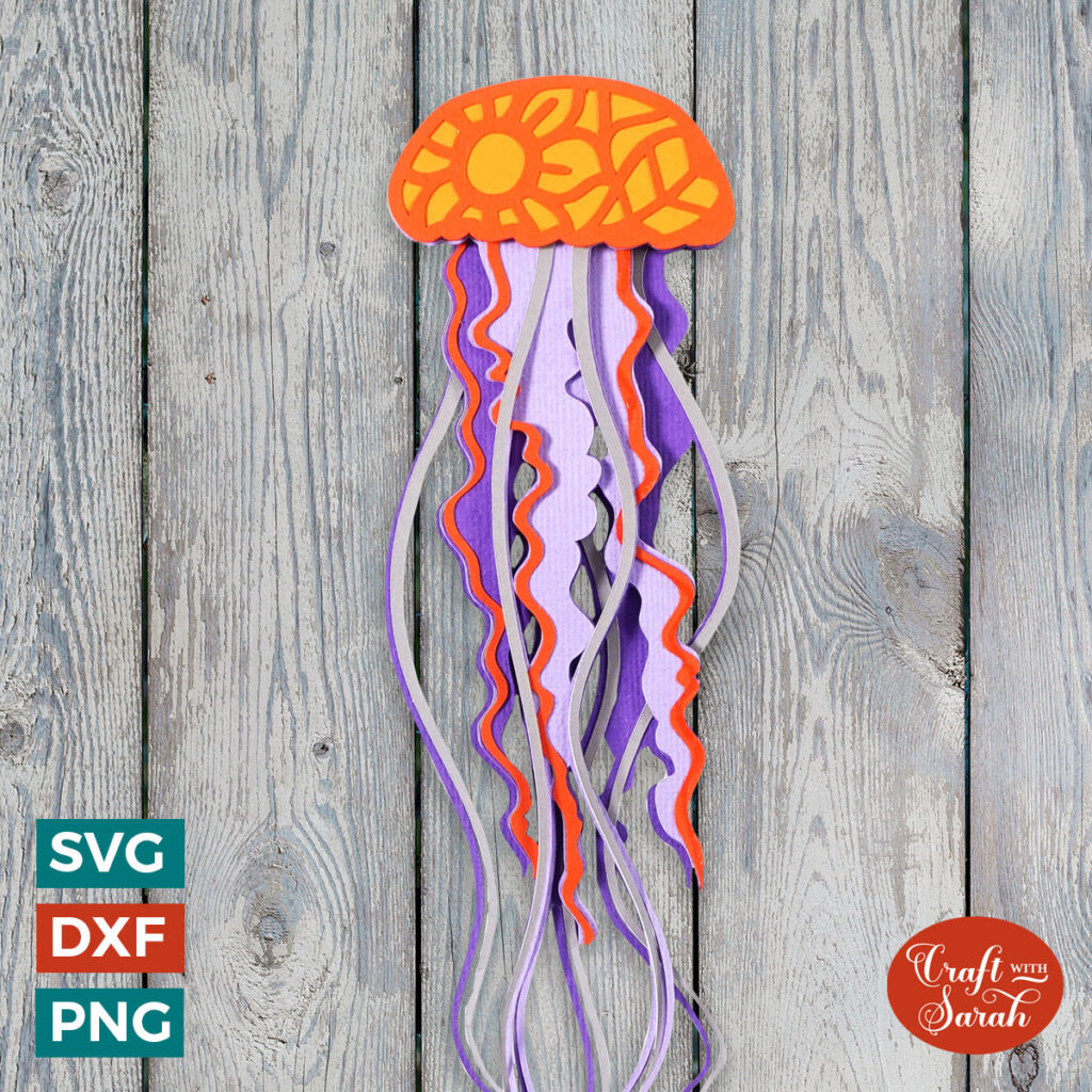 Jellyfish SVG - Craft with Sarah