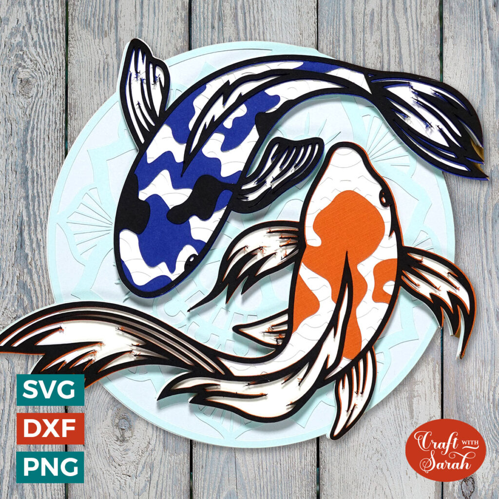 Koi Fish SVG - Craft with Sarah