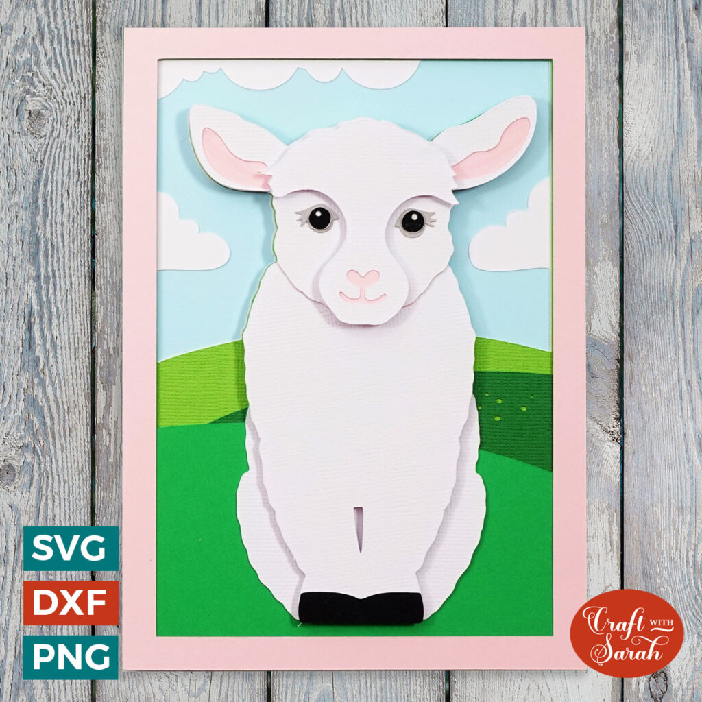 Springtime Lamb Card - Craft with Sarah