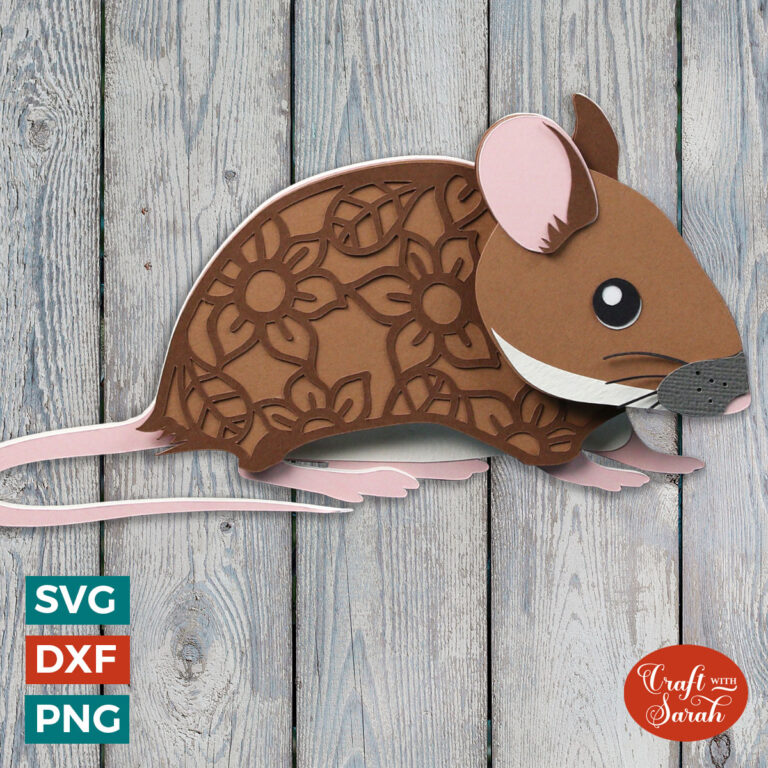 Mouse SVG - Craft with Sarah