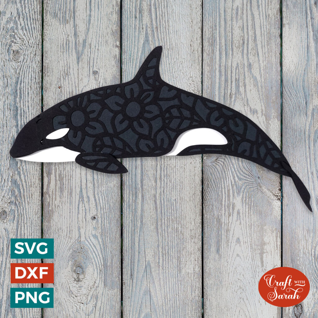 Orca SVG - Craft with Sarah