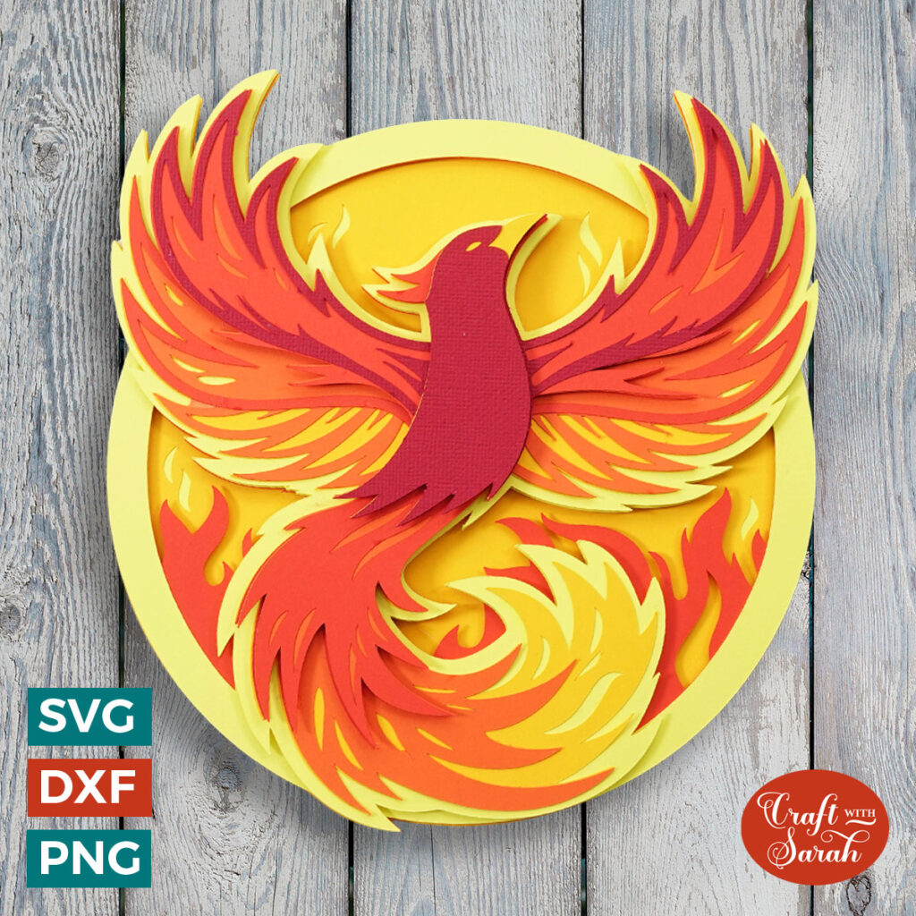 Phoenix SVG - Craft with Sarah