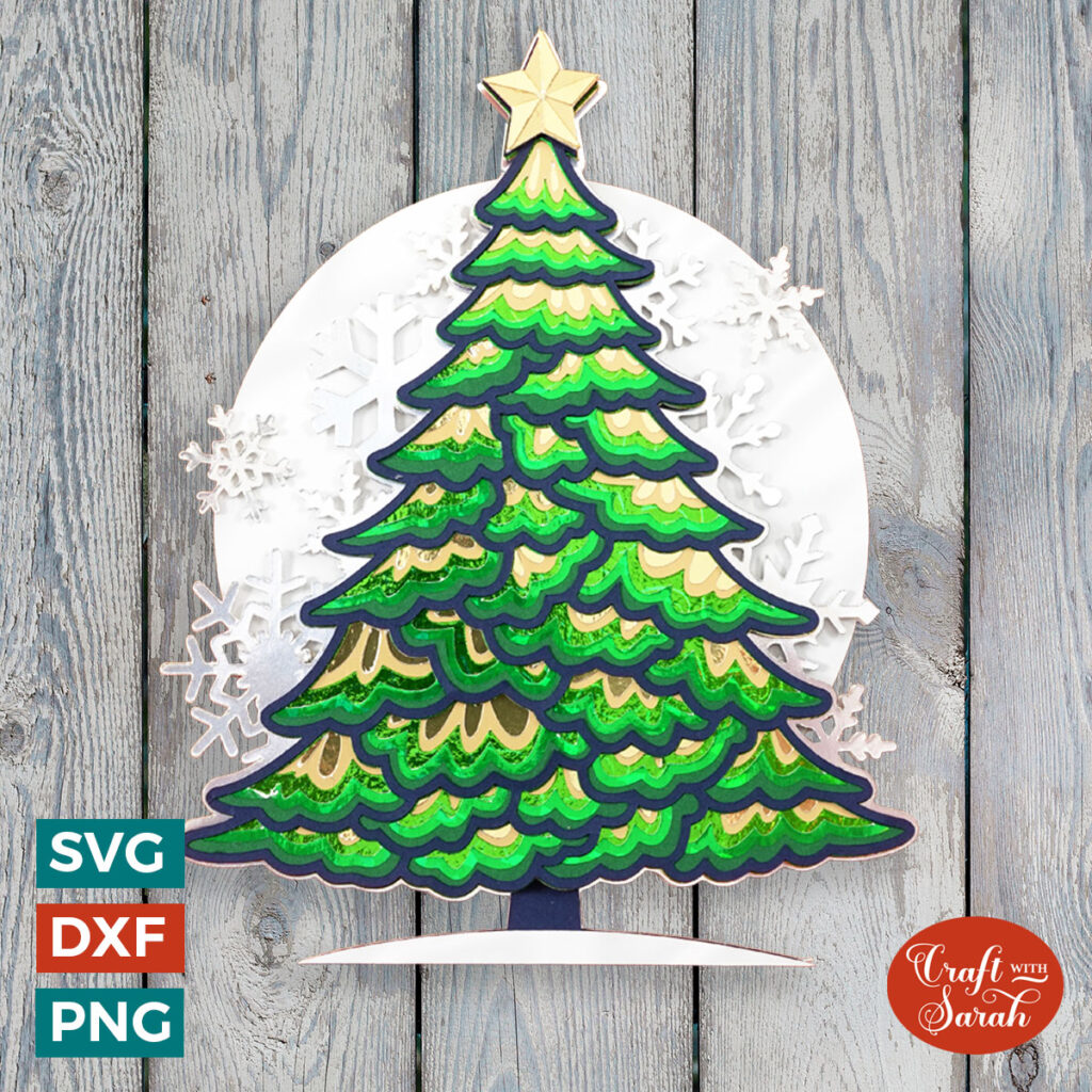 Winter Tree SVG - Craft with Sarah