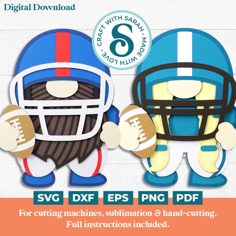 American Football Gnomes - Craft with Sarah
