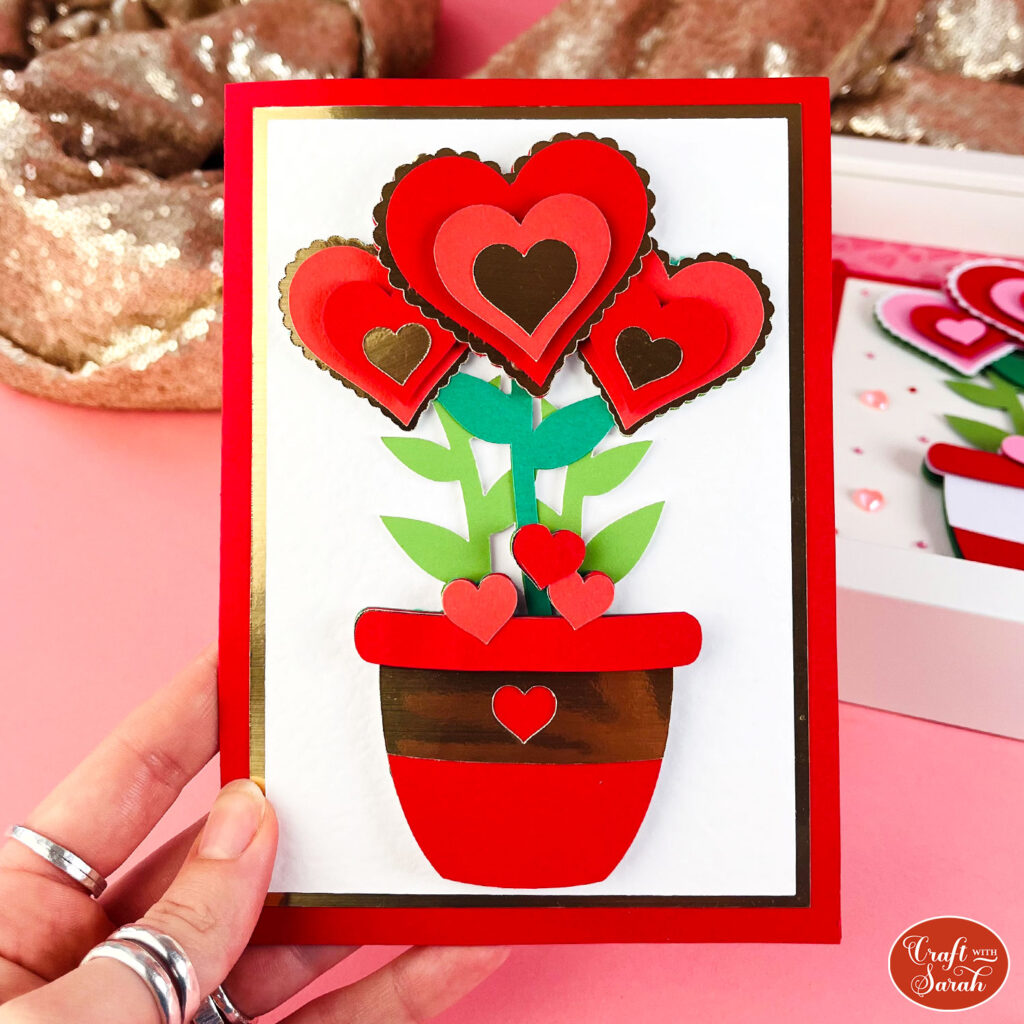 Valentine's Day Flower Pot - Craft with Sarah