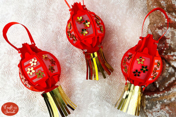 3D Chinese Lantern Craft for Lunar New Year 🏮 - Craft with Sarah